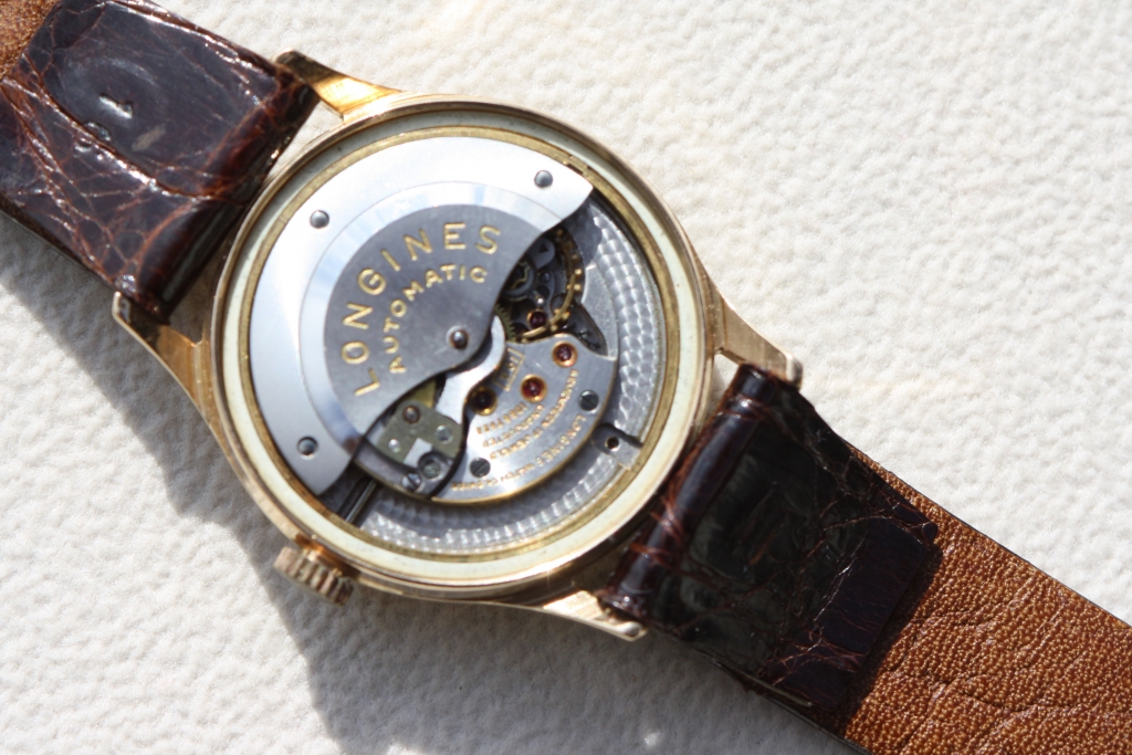 Longines Mystery dial watch in 18k rose gold | Vintage Times