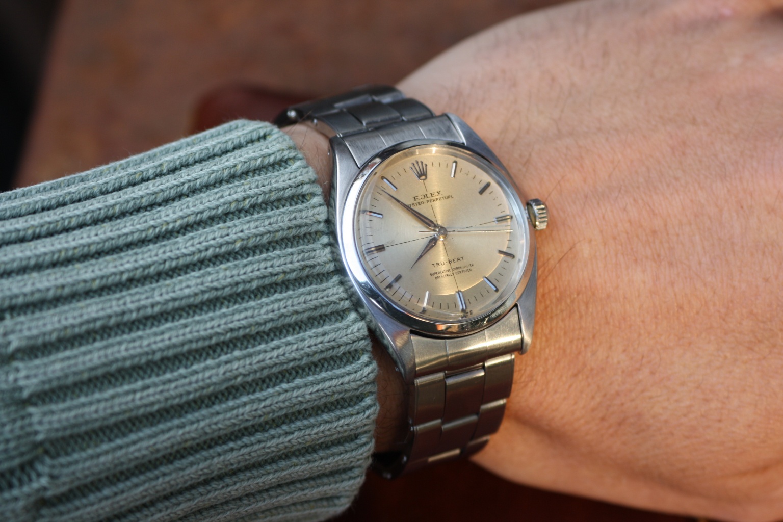 Rolex Tru Beat reference 6556 from the 1950's for sale - VINTAGE TIMES ...