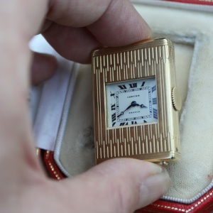 Cartier 'Guillotine / Shutter' Watch 18k Yellow gold Signed 'Cartier ...