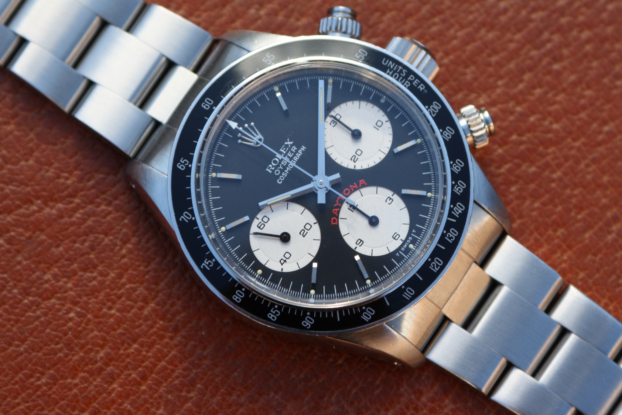 Rolex 6263 Big Red Daytona black dial from 1984 in perfect condition ...
