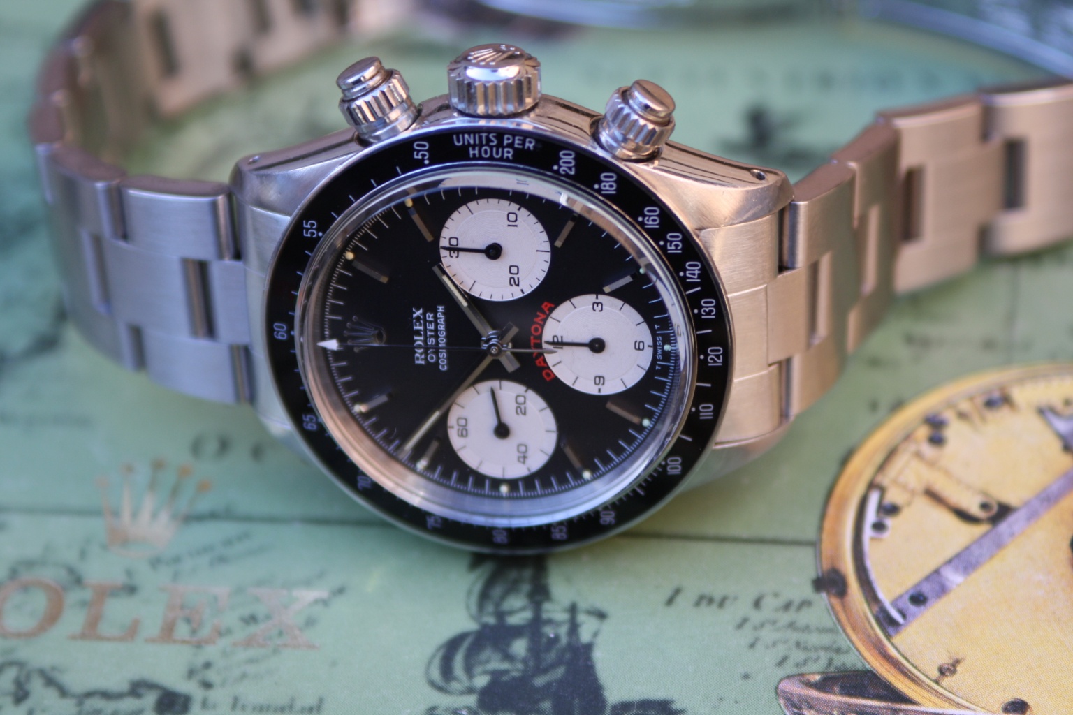 Rolex 6263 Big Red Daytona black dial from 1984 in perfect condition ...