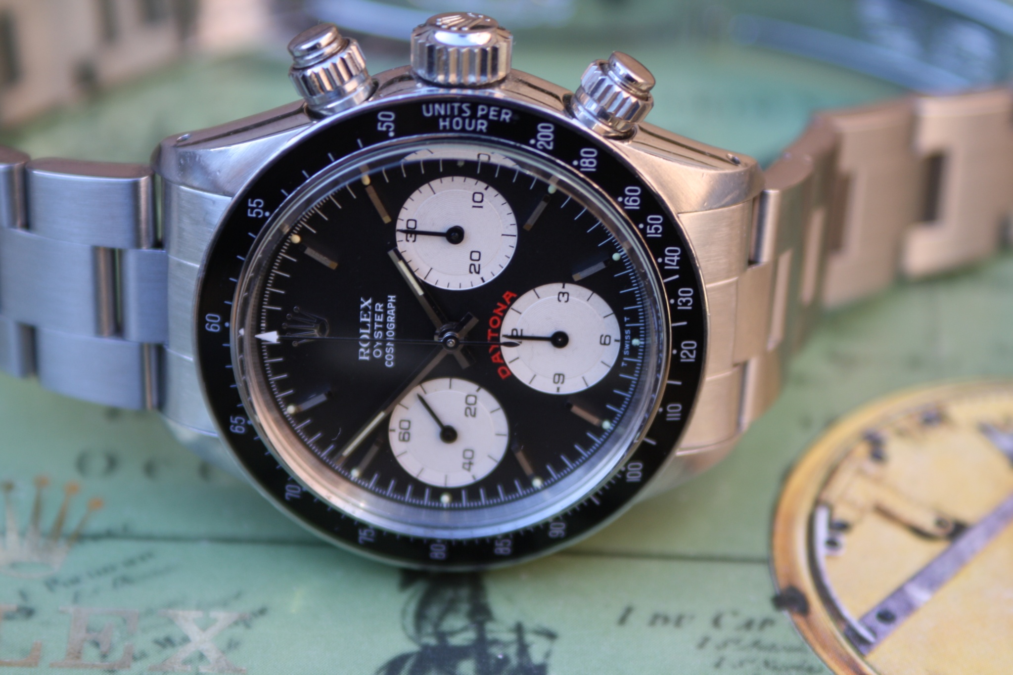 Rolex 6263 Big Red Daytona black dial from 1984 in perfect condition ...