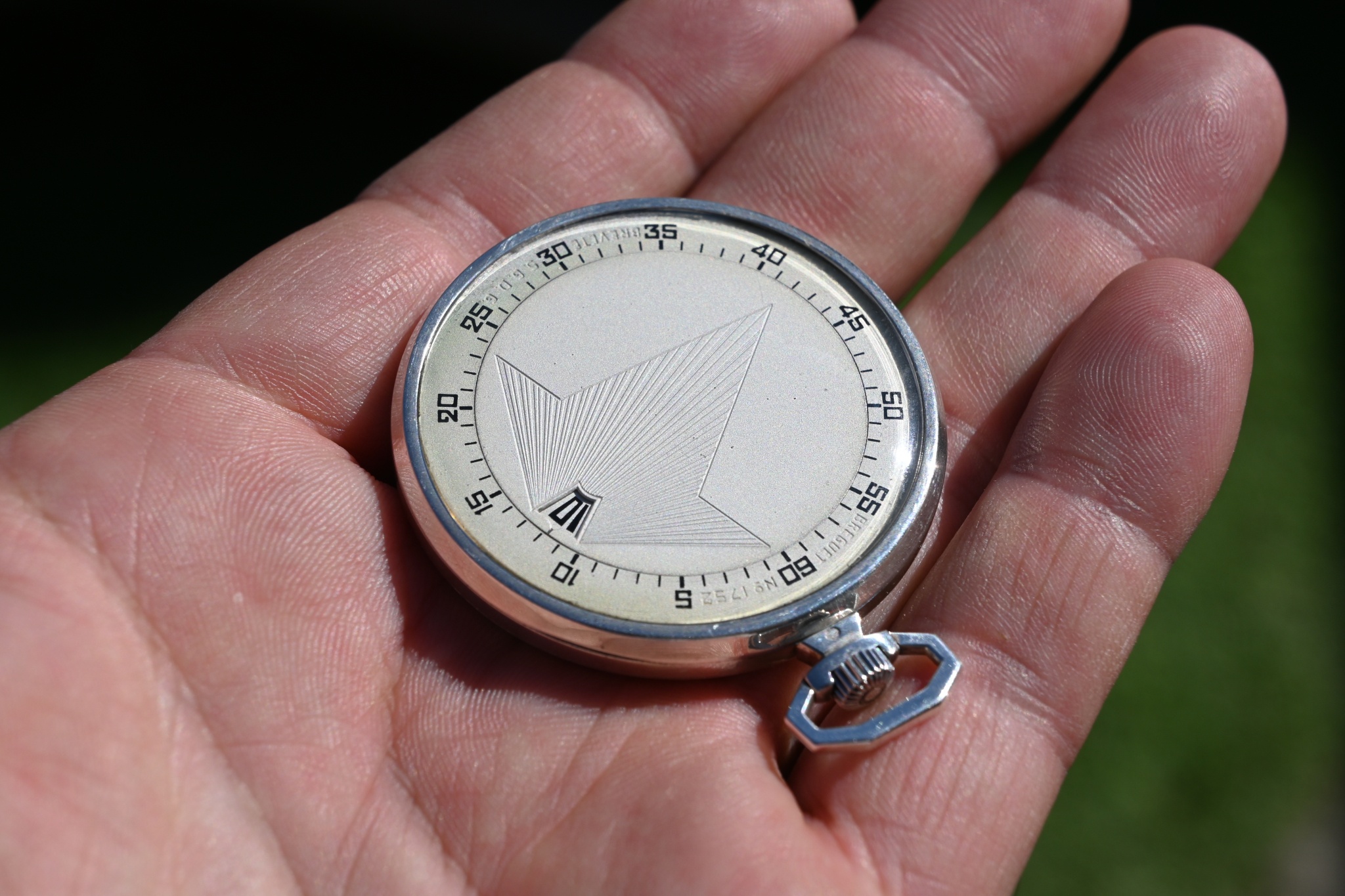 Breguet Chronoscope Pocket watch in silver extremely rare 1920’s ...
