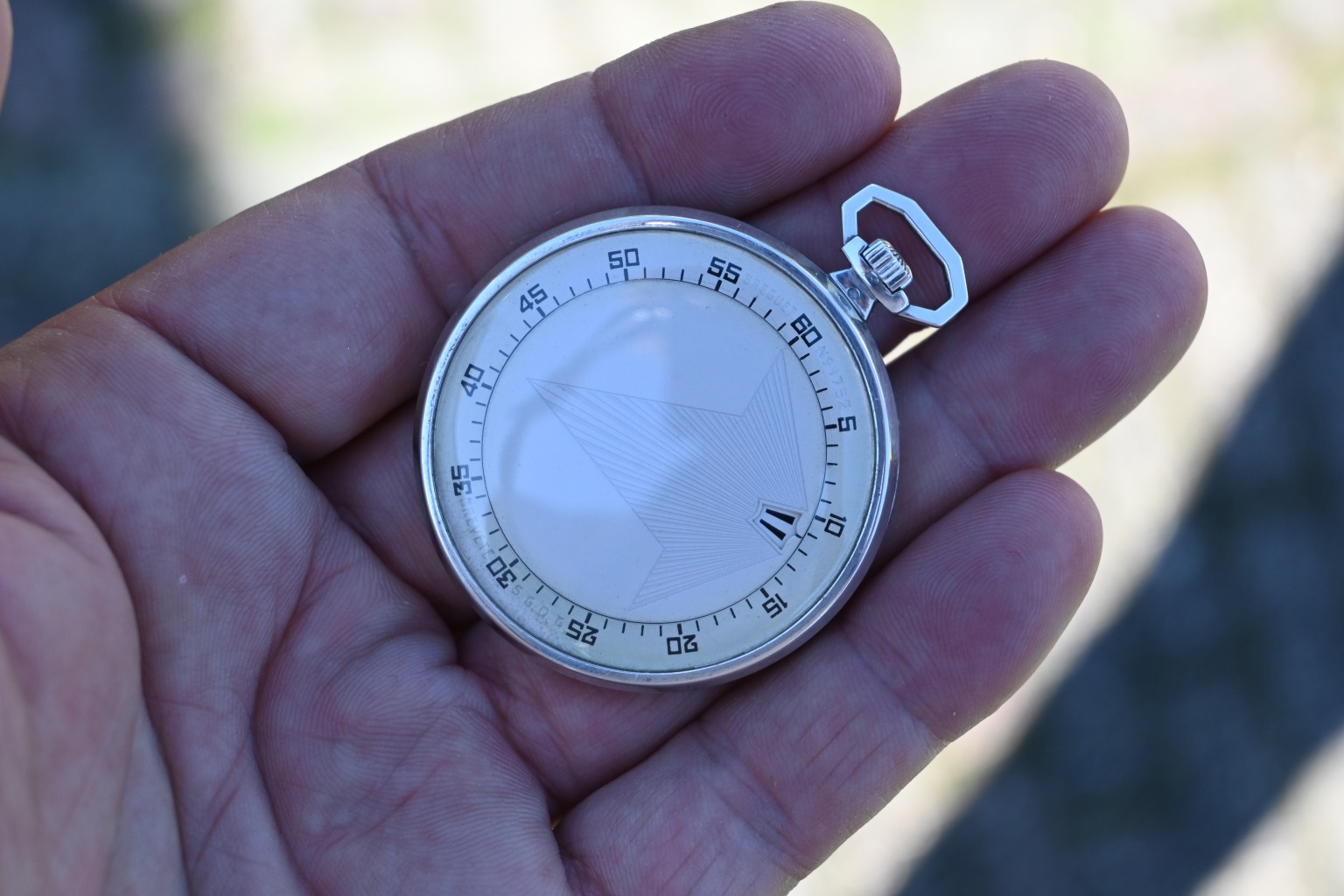 Breguet Chronoscope Pocket watch in silver extremely rare 1920’s ...