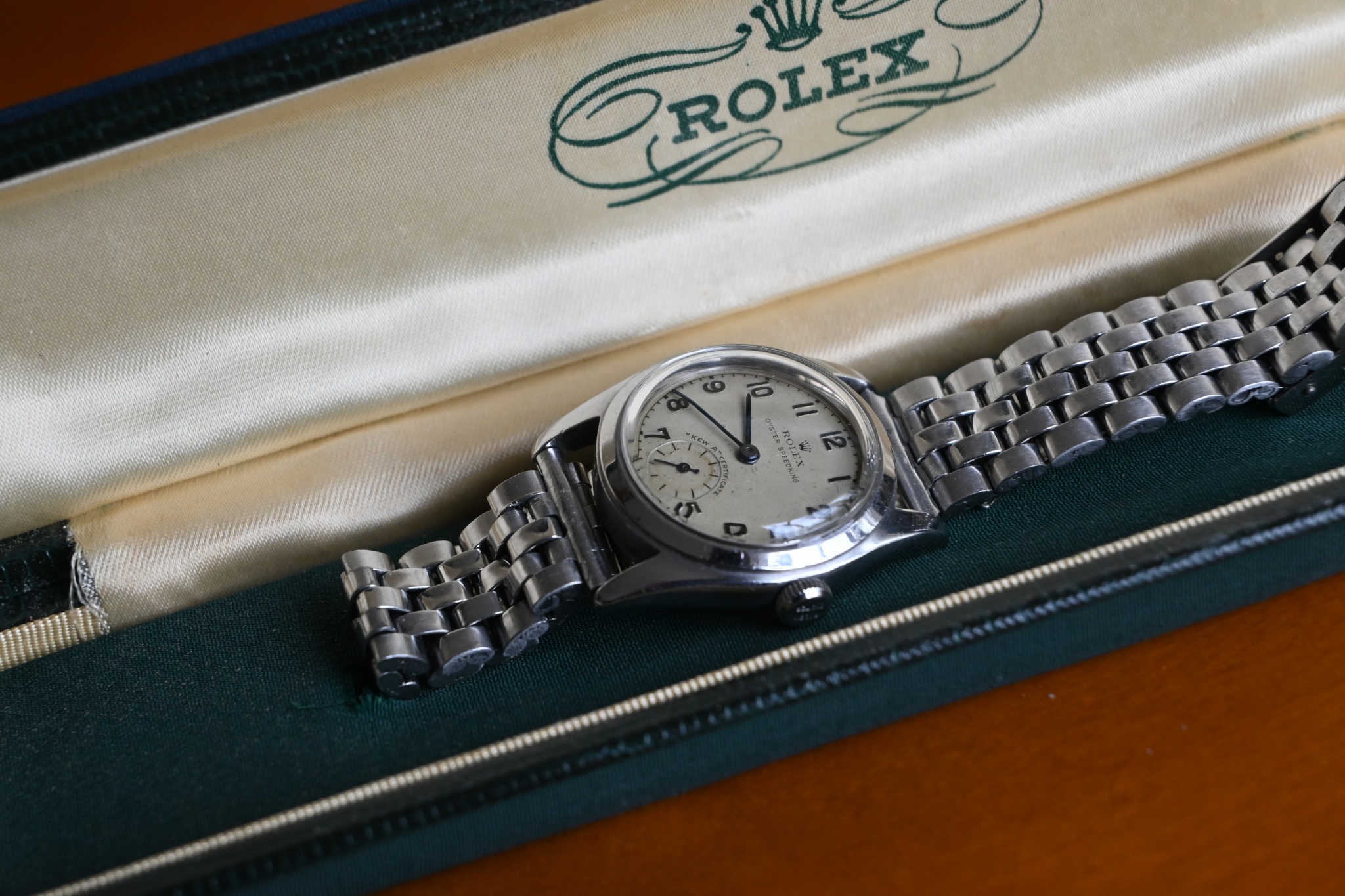 Rolex Kew A Certified Speedking Oyster 'Observatory Chronometer ...
