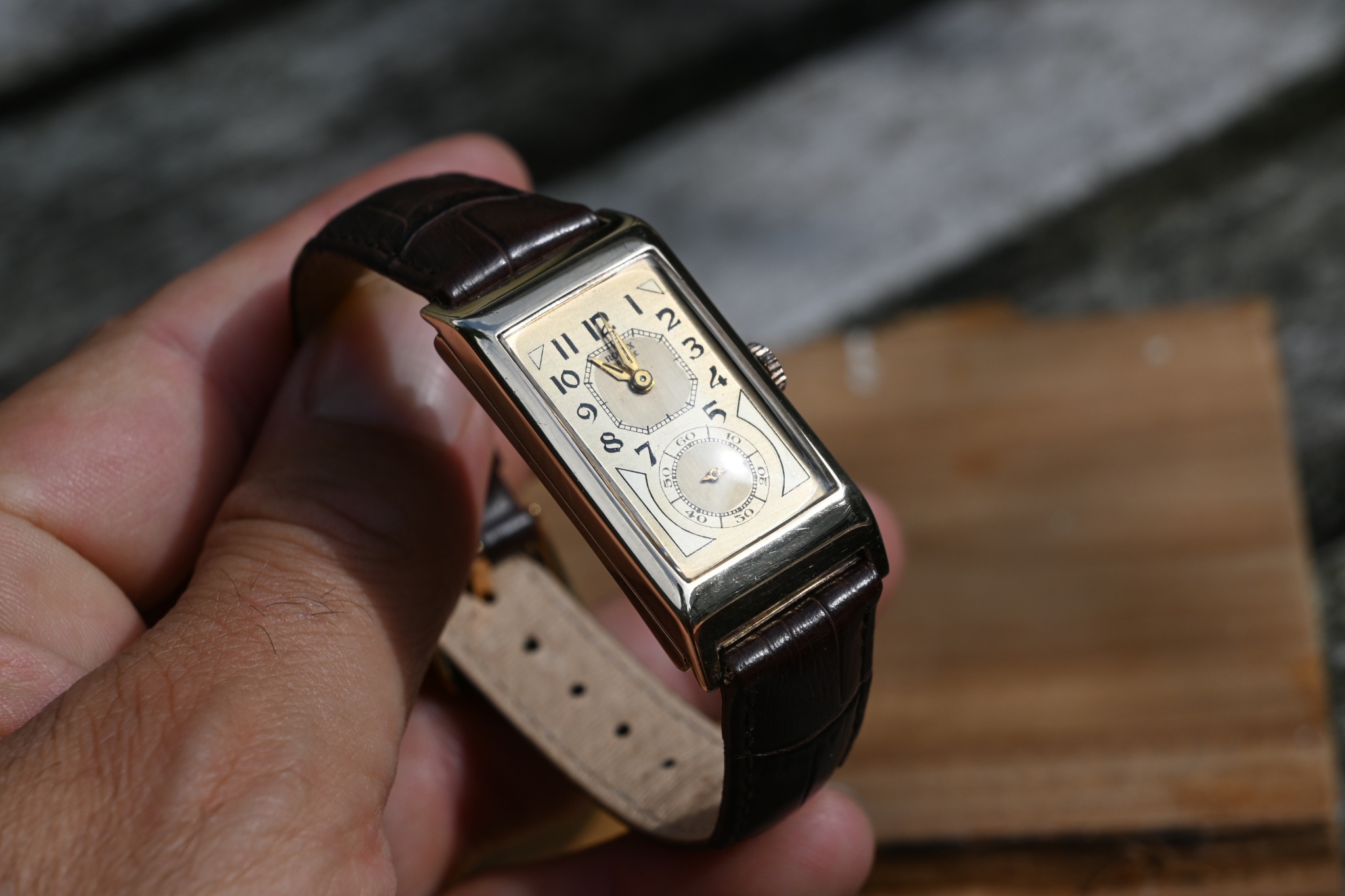 Rolex Prince ref 1541 yellow gold Doctors watch from the 1930's ...