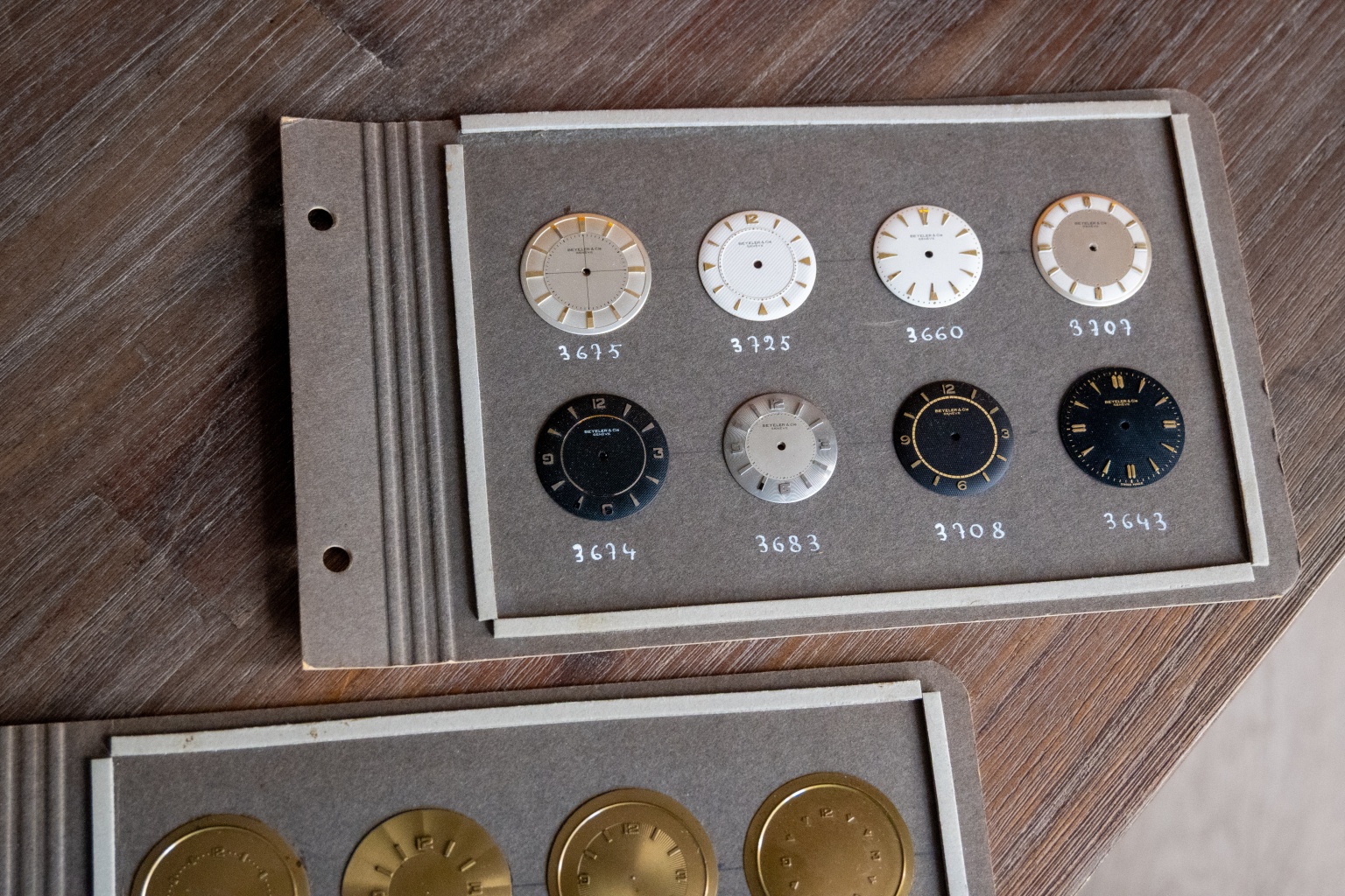 The Art of Vintage watch Dials Protoype Beyeler & Cie Samples and more